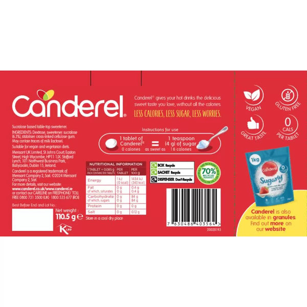 Canderel Tablets 1300 Pack | buy canderel sweeteners online – Herbs ...