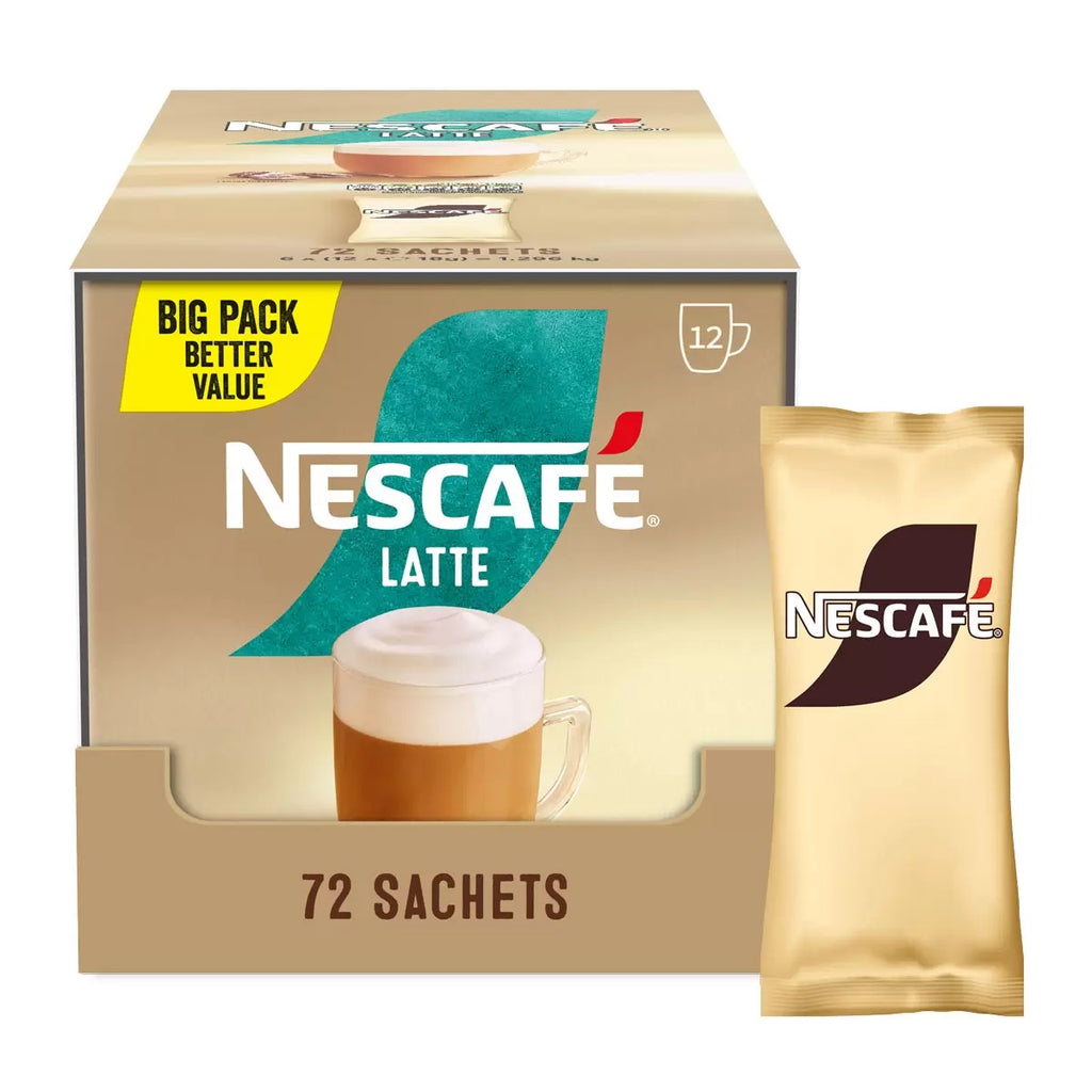 Nescafe Latte Sachets 18g X 72 – Herbs&Beans | Free Delivery