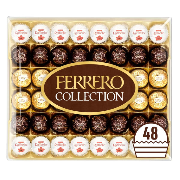 Ferrero Rocher 48 Piece Collection Chocolate Gift Box 518g – Herbs ...