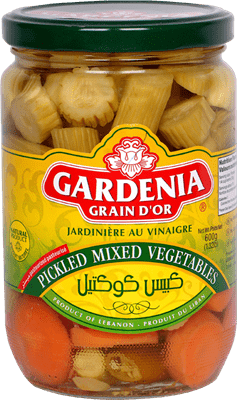 Lebanese Mixed Pickles Gardenia 600g | buy gardenia mixed pickles ...